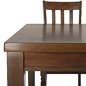 Safavieh Home Collection Kodiak 5 Piece Dining Set, Light oak and Black