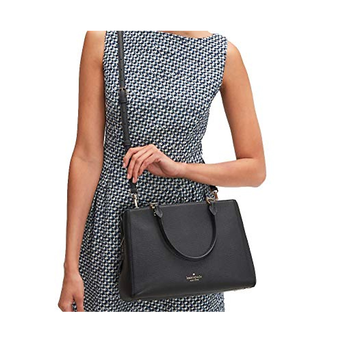 Kate Spade Leila Medium Triple Compartment Satchel Women's Leather Handbag