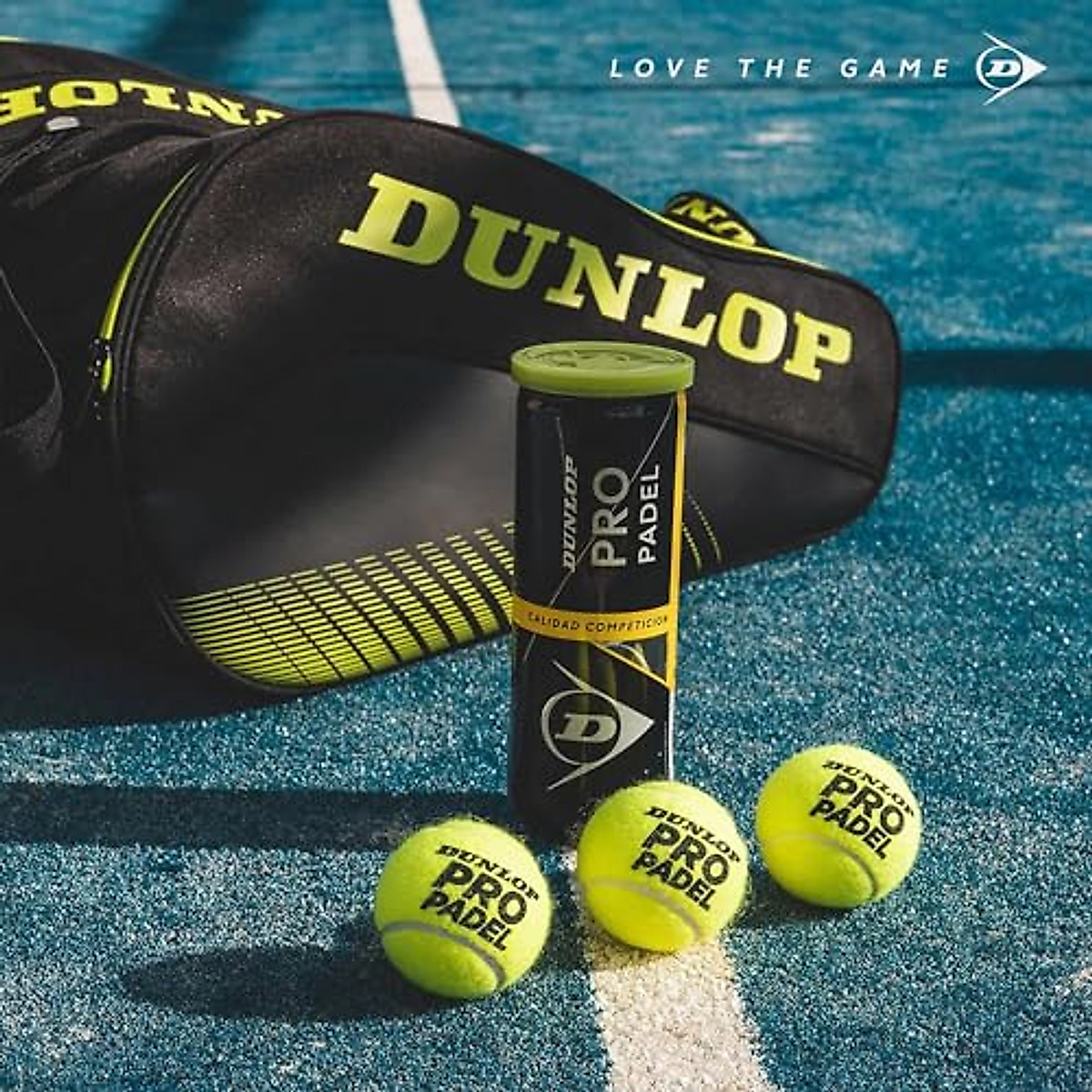 Dunlop Sports Dunlop Pro Padel, 3-ball can, Yellow