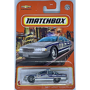 Matchbox 2022- Chevy Caprice Classic Police - Skybusters - 67/100 [Silver]
