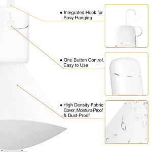 TJ. Portable Clothes Dryer, Mini Clothes Dryer Machine, Small Portable Dryer for Clothes with PTC Drying & UV Function, 1H/2H Timer for Underwear, Socks, Swimwear, Baby and Pet Clothes, White