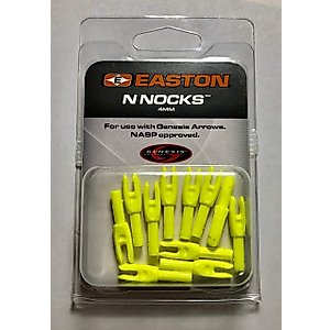 Easton Genesis N Archery Nocks (12 Pack), Yellow