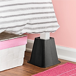 Bee Neat Spare, Single, One(1) Non USB Heavy Duty 7.25 INCH Bed Riser - Furniture Lifts for Dorm, Tables, Chairs, Sofa Legs - Safe & Secure with USB & Electrical Outlets - Single NonUSB