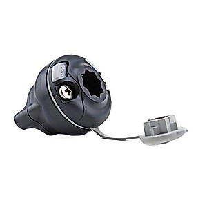 RAILBLAZA Kayak RailMount for 19-25mm (.75-1in) Round or Square Rails with Self-Adhesive Grip Tape for Easy Installation, (Black)