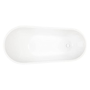 Signature Hardware 483534 Sheba 59" Free Standing Acrylic Oval Tub