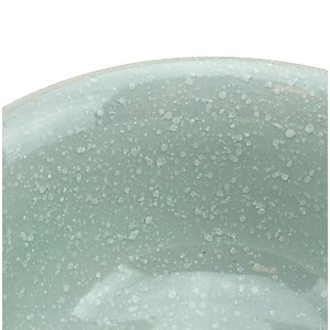 2 Piece Large Japanese Noodle Bowl Set ~ 41 Ounce Porcelain Ramen Noodle Bowls Hand-Painted Green Bamboo for Ramen Noodle Salad Udon Soba Pho Asian Noodles F15746