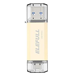 Type C USB Flash Drive 256GB 128GB 64GB 32GB for Android Smart Phones Computer Laptop USB-C 3.0 High Speed Copay Photos Videos Music etc.(32GB)