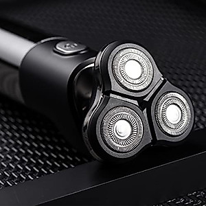 Electric Razor for Men, Electric Face Shavers Waterproof Men's Rotary Shaving Mens Beard Razors Cordless USB Rechargeable for Wet Dry Travel Shaver, Gift for Dad Husband