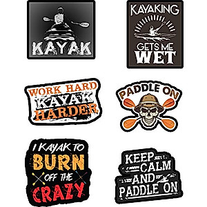 Kayak Stickers – Great Kayaking Accessories – Waterproof Stickers for Kayak – Kayak Decals- 100% Waterproof Vinyl Stickers
