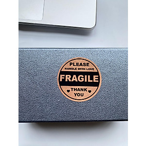 2 inch 300 PCS Fragile Stickers for Shipping Please Handle with Love and Thank You Waterproof Stickers
