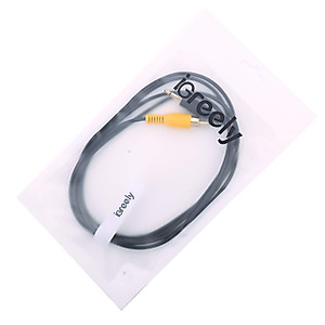 iGreely 3.5mm 1/8 inch Mono Male Plug to RCA Male Jack Audio Cable Cord Gold Plated 1.8m (6Ft) (3.5mm to RCA(1Pack))