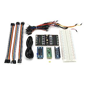 Coolwell for Raspberry Pi Pico Evaluation Kit Package B Include The Pico + Color LCD + IMU Sensor + GPIO Expander