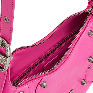 JW PEI Women's Tessa Crushed Shoulder Bag - Bright Pink