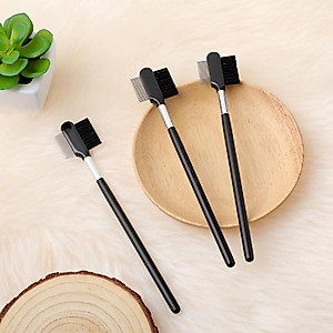 Gjinxi 3 PCs Dog Eye Comb Tear Stain Remover, Double Sided Pet Grooming Facial Comb, Soft and Bristles Flea Tick Removal Brush, Multipurpose Tool Small Cat Puppy Removing Crust Mucus and Flea