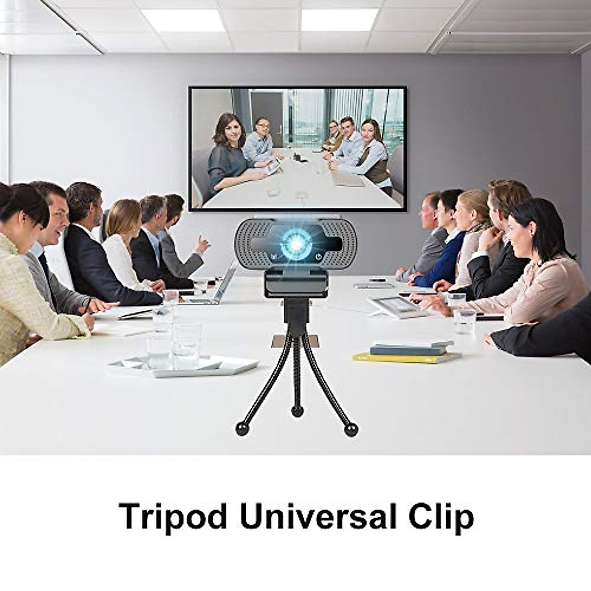 1080p Hd Webcam with Built-in Microphone, Widescreen USB Hd Web Camera for Zoom Meeting YouTube Skype Facetime Hangouts