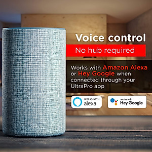 UltraPro Smart Plug WiFi Outlet Works With Alexa, Echo & Google Home, No Hub Required, App Controlled, ETL Certified 4 pack, 51411