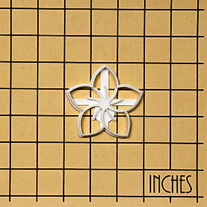 Frangipani cookie cutter, 1 piece - Bakerlogy