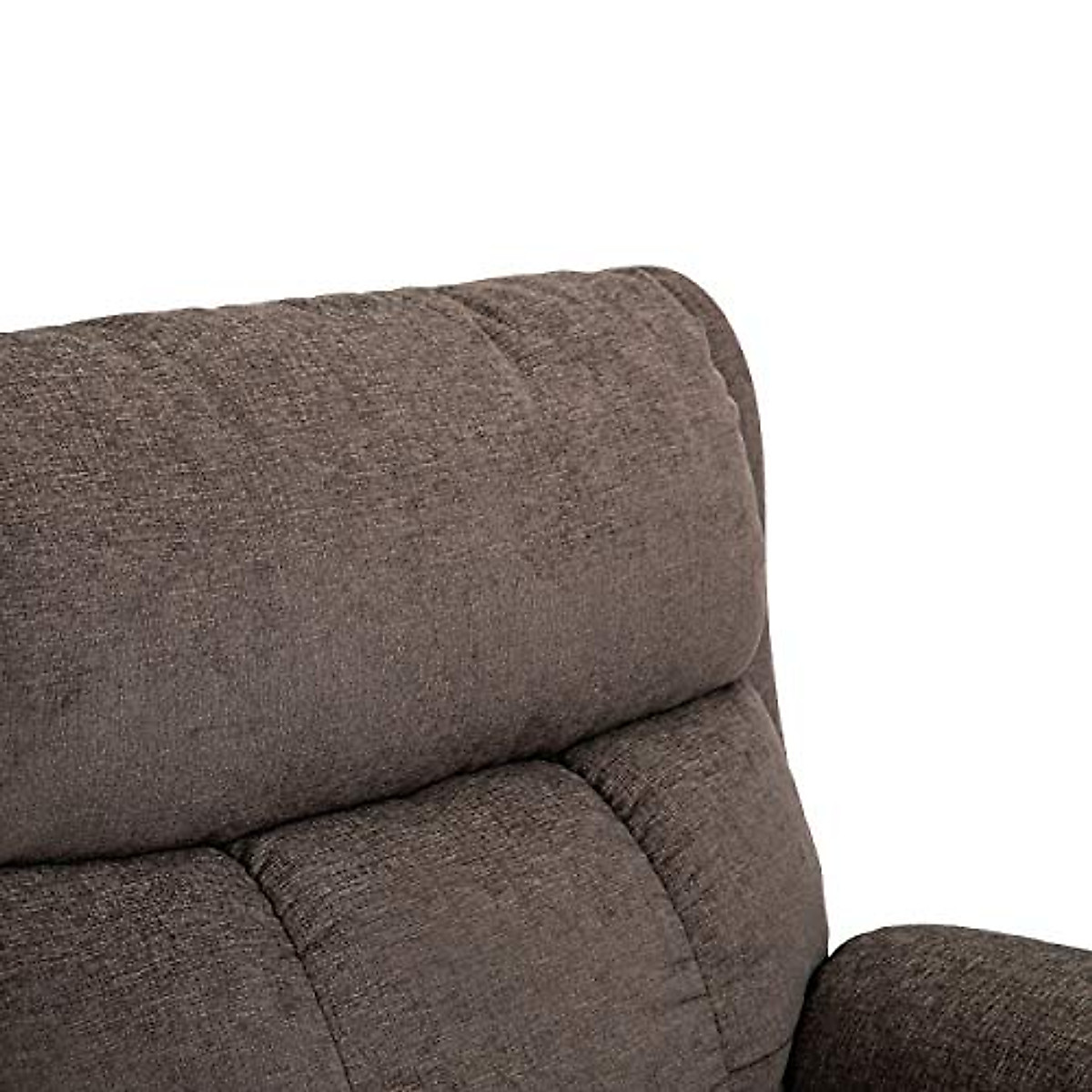 Christopher Knight Home Lindale Massage Recliner, Brown + Black 35.25D x 38.5W x 40.5H in