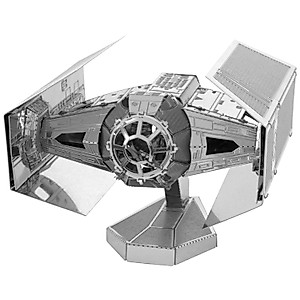 Metal Earth Set of 5 3D Laser Cut Star Wars Models: X-Wing, TIE Fighter, Imperial Star Destroyer, Darth Vader's TIE Fighter and Millennium Falcon