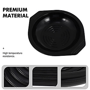 HEMOTON Korean Cooking Stone Bowl Trivet Stone Bowl Tray Melamine Hot Pot Heat Insulation Cushion Hot Pot Mat for Bibimbap Korean Food and Soup 19cm