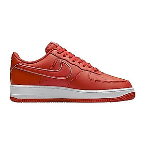 Nike Air Force 1 Mens Low Picante Sz8, Picante Red-white