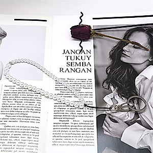 C&L Accessories Beaded Phone Charm Cell Phone Lanyard Wrist Strap Handmade Natural Gemstone (Artificial Pearl)