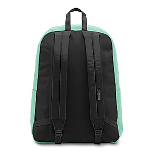 JanSport SuperBreak One Backpacks - Durable, Lightweight Bag with 1 Main Compartment, Front Utility Pocket with Built-in Organizer - Premium Backpack, Mint Chip