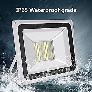 LED Flood Light,30W 3000lm 6000-6500K Cold White,IP65 Waterproof,Aluminium Strahler 110V Outdoor Super Bright Security Lights,Stadium Lights for Garden,Garage,Warehouse,Square (Cold White, 30W)
