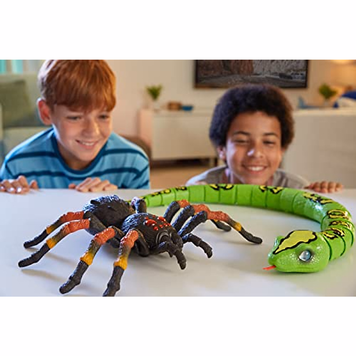 Robo Alive King Python by ZURU (Frustration Free Packaging) Battery-Powered Robotic Snake , Interactive Kids Toys, Giant Prank Snake Toy for Boys, 31 Inches