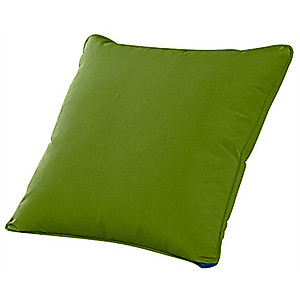 QILLOWAY Outdoor/Indoor Deep Seat Cushions for Patio Furniture, All WeatherLawn Chair Cushion 24 x 24 inch 1 Set(Green)