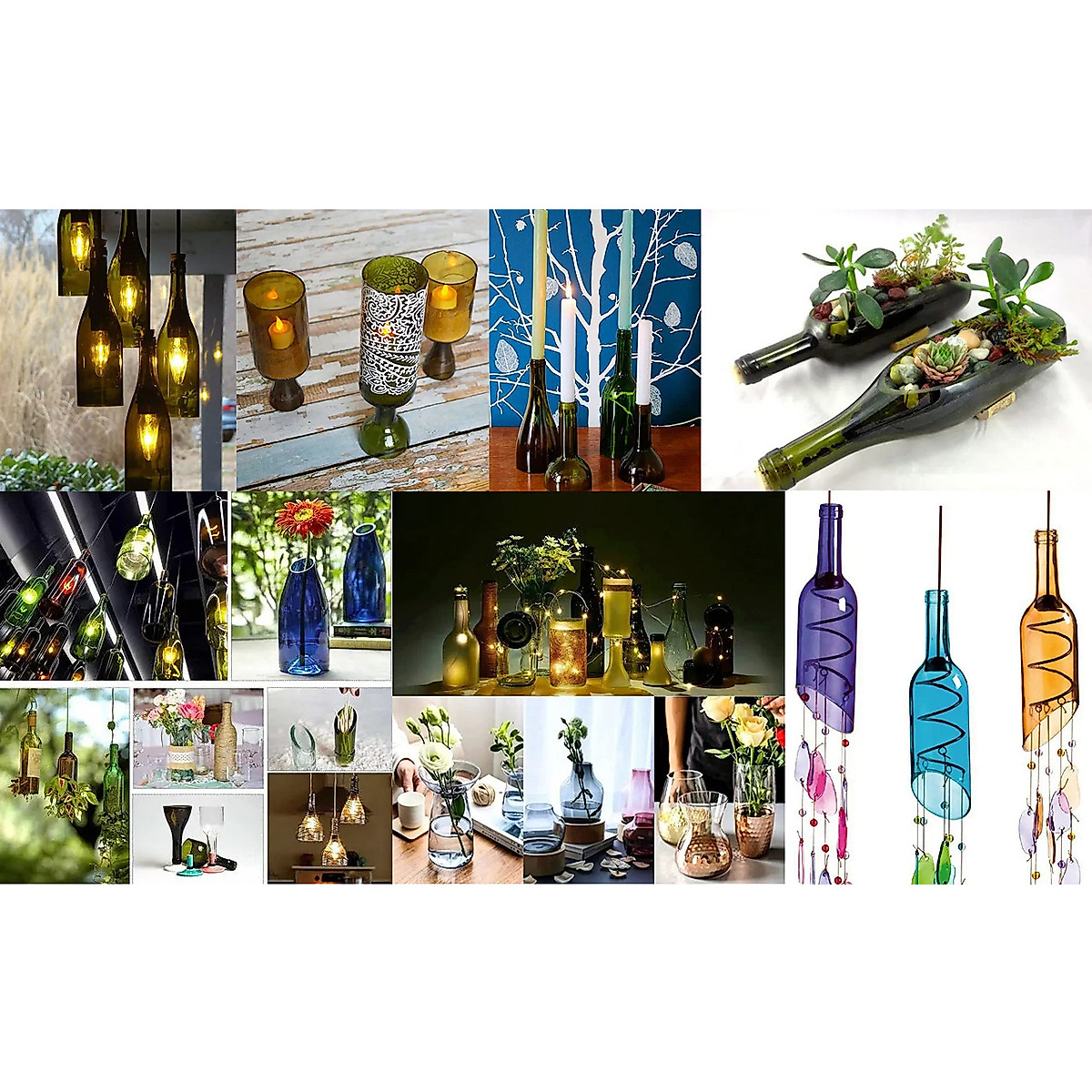 cartBit 6000R/Min Glass Bottle Cutter, 150W Electric DIY Bottle Cutter Machine, Wine Bottle Cutter Tool Kit for Round/Square/Irregular Glass or Ceramic Bottles,American