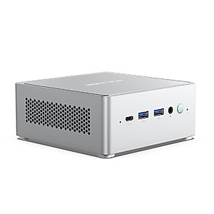 Mini PC NAB5 Intel Core i5-12450H Processor up to 4.4GHz 32GB RAM DDR4 512GB PCIe4.0 SSD Dual 2.5 G RJ45 LAN Mini Desktop Computer,2 x HDMI,4 x USB Type-A,3 x USB Type-C, WiFi 6, BT5.2
