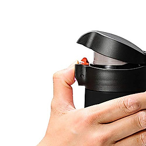 Kyocera 17oz. Ceramic Coated Interior, Double Wall Vacuum Insulated, Stainless Steel Travel Mug-Matt Black