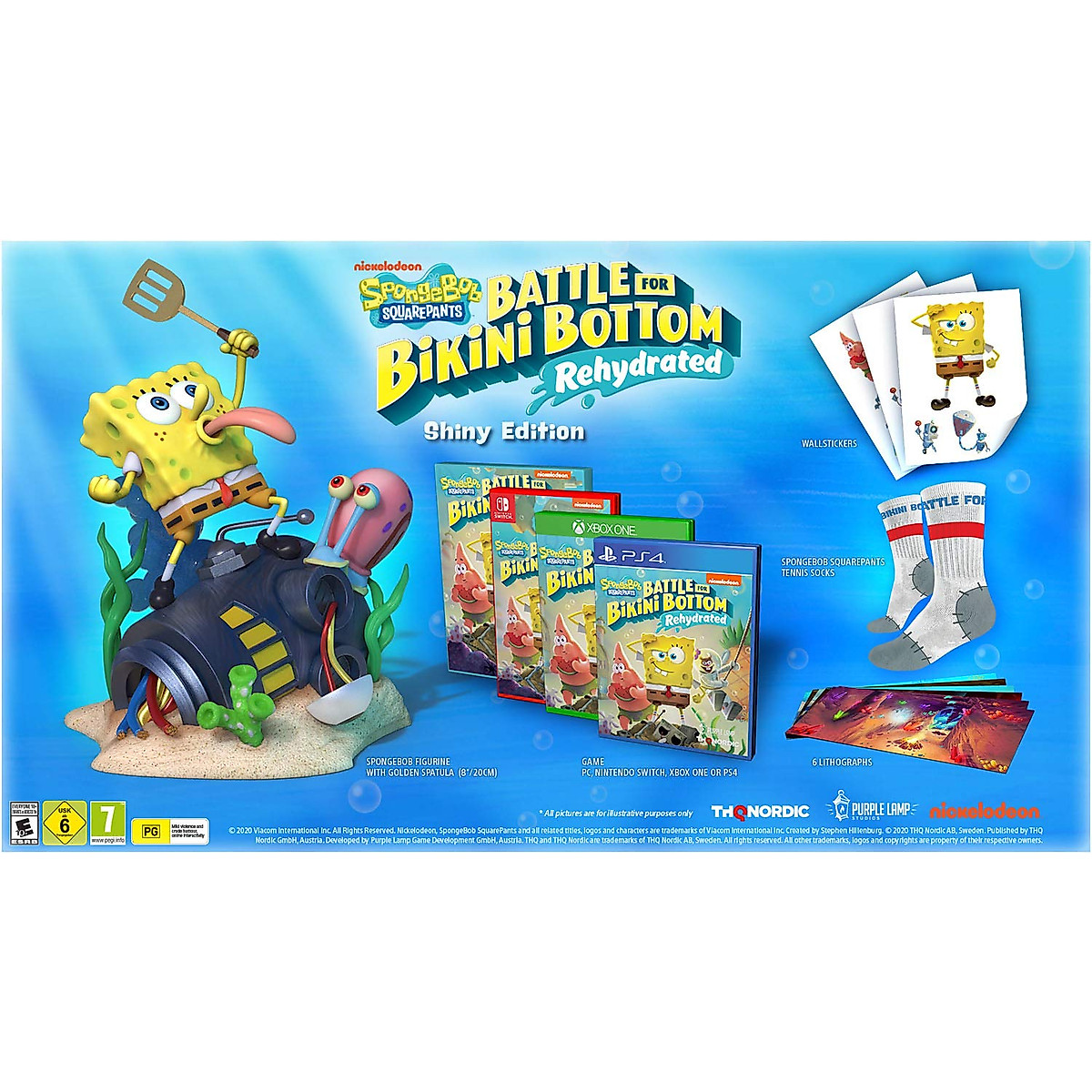 SpongeBob Squarepants: Battle For Bikini Bottom - Rehydrated - Shiny Edition (PS4)
