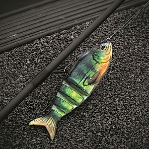Lunkerhunt Gambit Swimbait - Ghost, One Size (GS08)