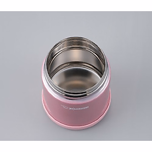 Zojirushi Stainless Steel Food Jar, 11.8-Ounce, Pink