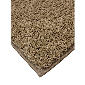 KOECKRITZ Custom Cut-to-Fit Area Rugs Neutral Carpet - Soft Plush Indoor Rugs - Perfect for Living Room, Bedroom, Entryway - Great for Homes, Apartments, Dorms, Kids Room - 12x15' ft Chocolate