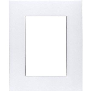 Woodburns Stencil Shop 16x20 Acid Free White Core Picture Mats for 11x14 Pictures