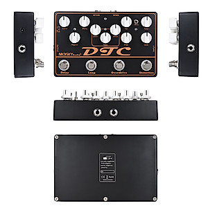 Moskyaudio DTC Multieffects Processor Multi-functional Pedal with Distortion Overdrive Loop Delay Effects in 1 Unit