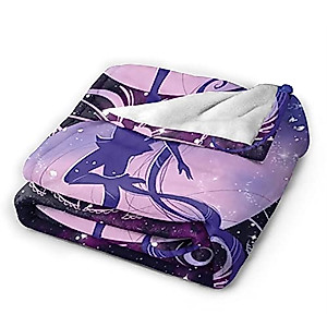Somny Air Conditioner Blanket Cartoon Blanket Flannel Fleece Blanket Ultra Soft Lightweight Throw Blanket for Bed Couch Living Room 50''X40''