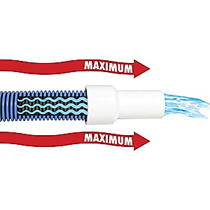 Poolmaster 33430 Heavy Duty In-Ground Pool Vacuum Hose With Swivel Cuff, Made in the USA, 1-1/2-Inch by 30-Feet