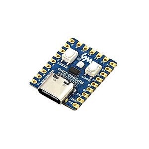 waveshare RP2040-Zero Mini Board High-Performance Pico-Like MCU Board Based on Raspberry Pi Microcontroller Chip RP2040,USB-C Connector,Low-Cost, Support C/C++,MicroPython