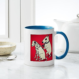 CafePress Dalmatian Getting Some Ink Mugs Ceramic Coffee Mug, Tea Cup 11 oz