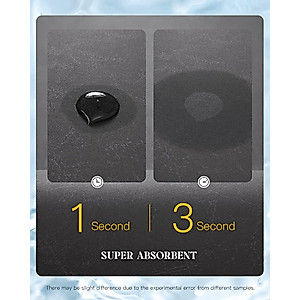 MontVoo -Bath Mat Rug-Rubber Non Slip Quick Dry Super Absorbent Thin Bathroom Rugs Fit Under Door-Washable Bathroom Floor Mats-Shower Rug for in Front of Bathtub,Shower Room,Sink