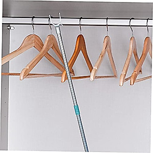 Zerodeko 3pcs Stitching Clothes Rail Ceiling Hook Outdoor Stuff Drying Rack Clothing Outdoor Retractable Closet Pole Clothes Drying Rack Utility Hooks Multi-Purpose Clothes Rods Alloy Tool