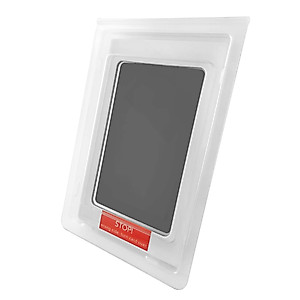 Newborn Baby Handprint and Footprint Photo Frame (Date & Name Stamp) Baby Ink Hand and Footprint Kit (White)