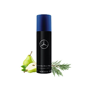 Mercedes-Benz Man - Body Spray for Men - Woody Fruity Fragrance with Ambrette and Cedar - Long-Lasting Mens Body Spray - All Over Freshness - 6.7 oz