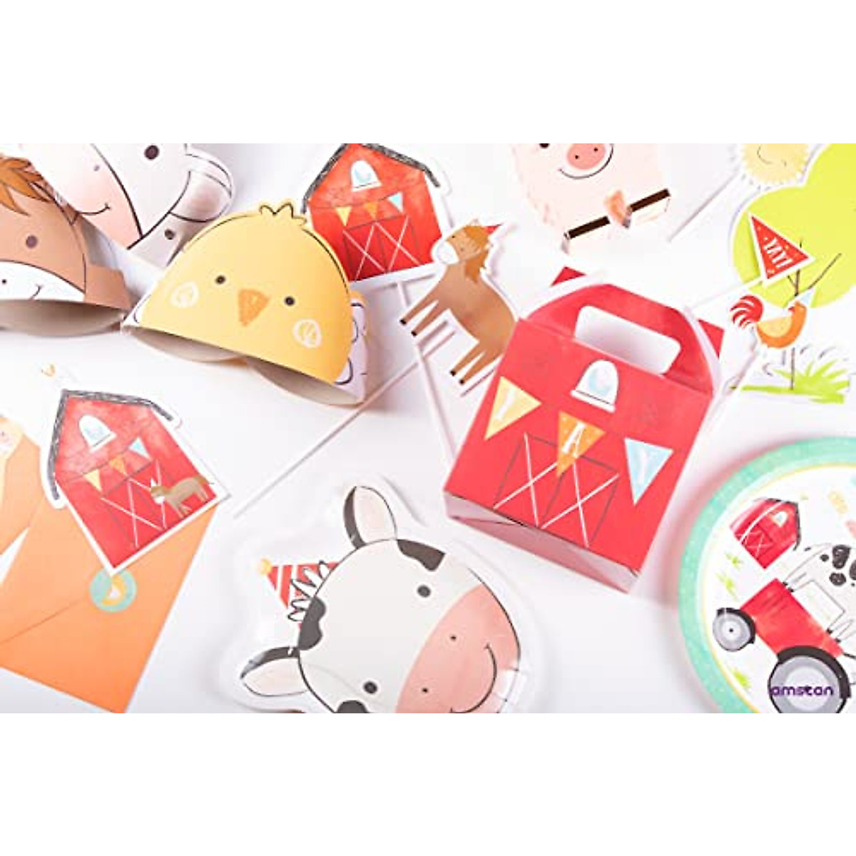 Barnyard Birthday Table Decorations - Multicolor, 11 Pcs
