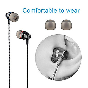 3 Packs Earbud Headphones with Remote & Microphone, findTop in Ear Earphone Brass Sound Noise Isolating Tangle Free for iOS and Android Smart Phones, Laptops