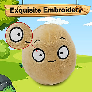 Maikerry 1 PC PVZ Plants Figures Plush Toy Stuffed Soft Doll Wall-nut Plant Toy,Great Gifts for Kids and Fans,Birthday,Halloween & Christmas